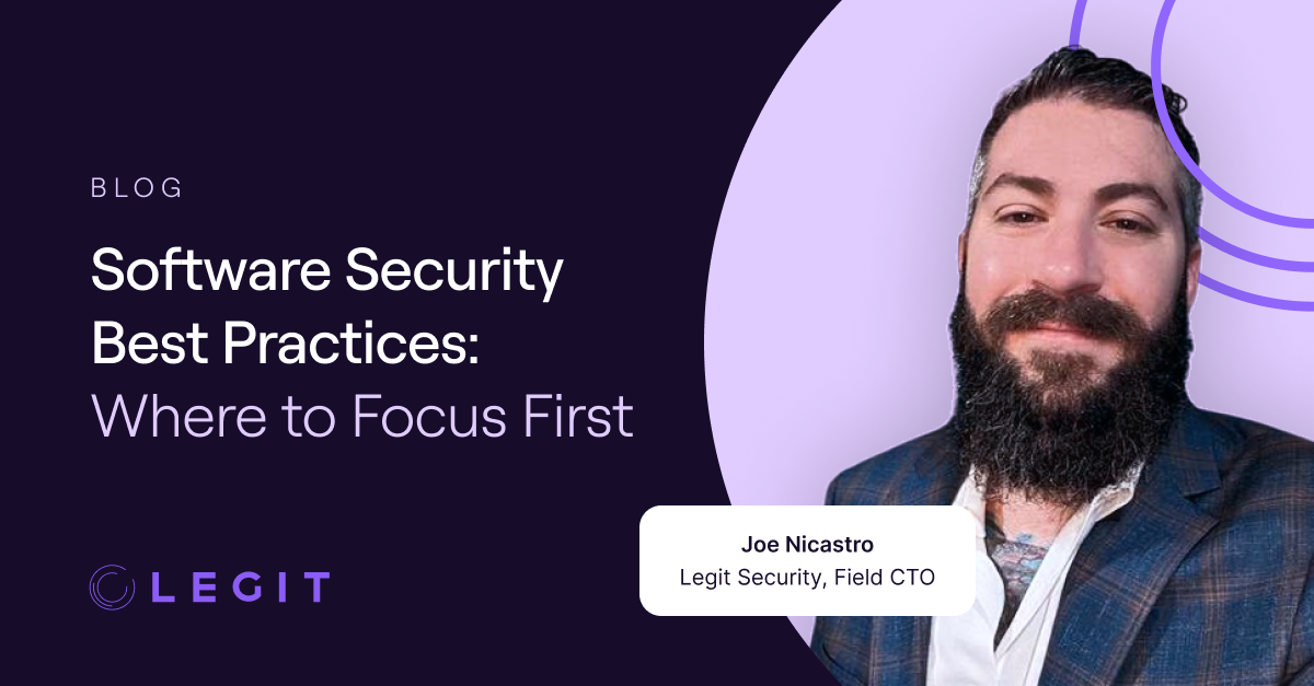 Software Security Best Practices Where To Focus First